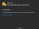 Visual Studio 2017 Error When Installing Ssdt Sql Server Data Tools