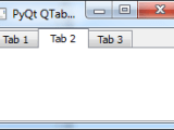 Python Pyqt Forcing One Tab To Appear First Stack Overflow