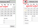 Javascript Jquery Date Time Picker Layout Format Issue Stack Overflow