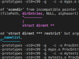 C Segmentation Fault And Incompatible Pointer Type Warning With