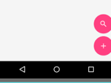 Android Two Floating Button In The One Layout Stack Overflow