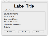 Tkinter Python Ttk Using Labelframes To Clean Up A Frame Stack