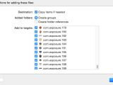 Adding Files And Select Multiple Targets In Xcode Stack Overflow