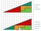 Geometry Area Puzzle In Colored Triangle Mathematics Stack Exchange