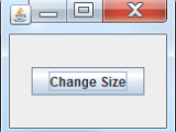 Java Change The Gui Window Size Stack Overflow