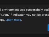 Python Can T Automatically Activate Virtual Environment In Vscode