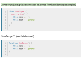 Javascript Why Mdn Argues That Js Classes May Cause An Error