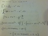 Calculus Simple Integration Area Under The Curve Help