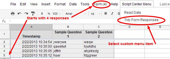 How To Reset Google Form Counter Values Using Google Apps Script - Best Light Arts in Mobile