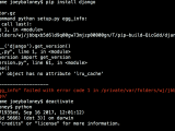 Installing Django On Mac Error Msg Command Python Setup Py Egg Info