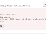 Android Aapt Dumb Badging Error Stack Overflow