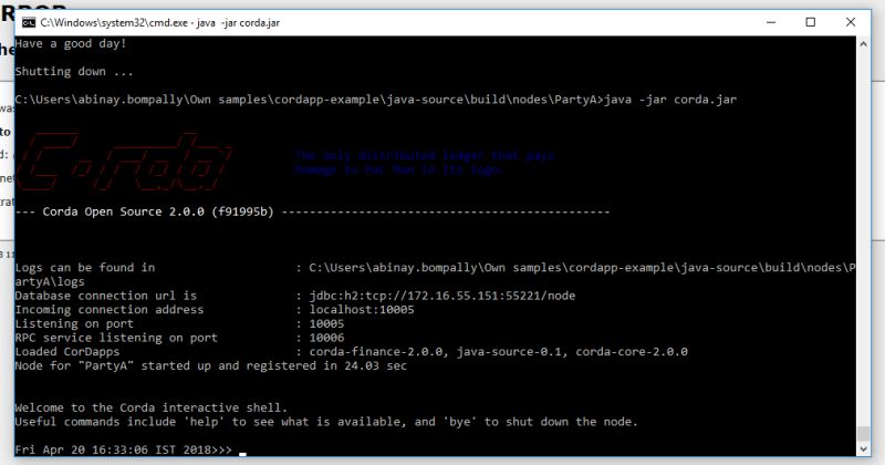 One Corda Node Is Not Running Stack Overflow - Desktop City Illustrations for Desktop