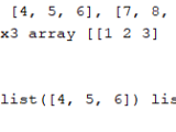 Lists To Numpy Array Stack Overflow