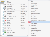 C Visual Studio Toolbars Menu Items Like Menu Item In Vsix Stack
