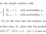 Stochastic Process Simple Random Walk Mathematics Stack Exchange