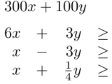 Math Mode Formatting Linear Programs Tex Latex Stack Exchange