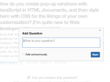 Html Css Or Javascript Custom Popup Stack Overflow
