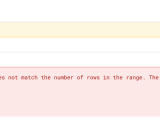 Javascript How Can I Solve Data Range Error Into Google Sheets With