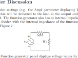 Impedance Function Generator Output Voltage Electrical Engineering