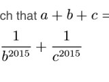 Math Competition Problem Algebra Mathematics Stack Exchange