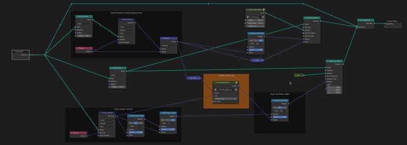Normals Geometry Nodes Align Instance Object To Face Orientation - Geometric Image Collection - 4K Quality