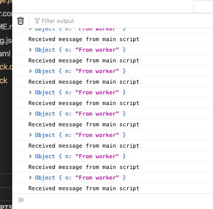Arrays Javascript Web Worker Posting Message Stack Overflow - Best Light Arts in Retina