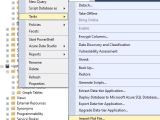Ssms Sql Server Management Studio 18 0 Missing Tasks Option On Right