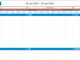 Javascript Dhtmlx Scheduler Custom Second Scale In Timeline View