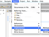 Java Finding Implementations Of An Interface In Eclipse Stack Overflow