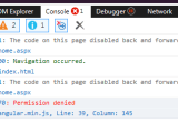 Angularjs Ie 11 Permission Denied Javascript Stack Overflow