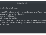 Rstudio Launch Fails The R Session Had A Fatal Error Stack Overflow