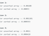 Java Why Is Processing A Sorted Array Faster Than Processing An