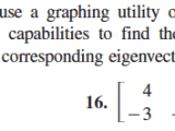 Linear Algebra Finding Eigenvalues And Eigenvectors Mathematics