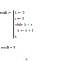 Mathcad While Loop Stack Overflow