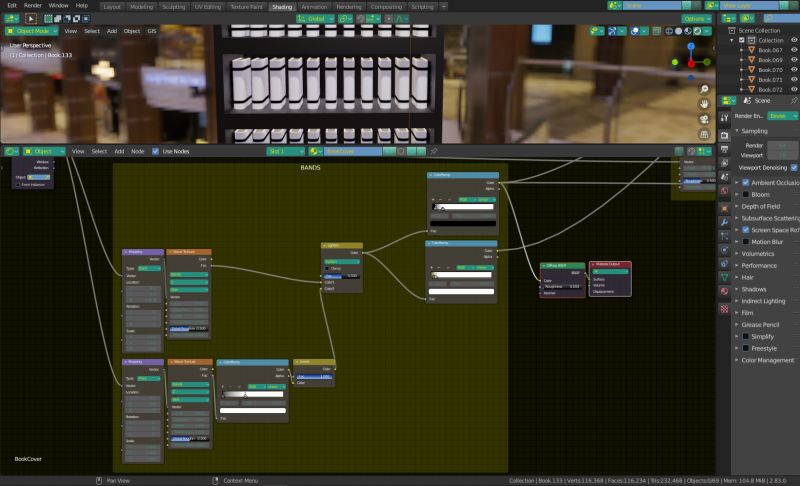 Materials Texturing Multiple Books Blender Stack Exchange - Download Ultra HD City Image | Retina