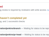 Jenkins Makes Github Status Stuck When Pr Stack Overflow