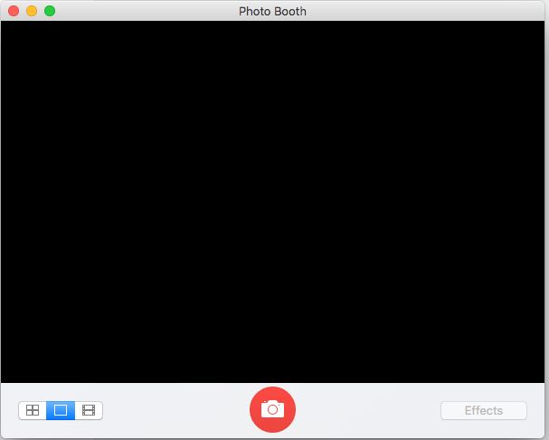 Macbook No Connected Camera Error - Modern Light Photo - Desktop