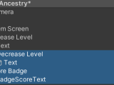 User Interface How To Make Ui Element Render Behind Object In Unity