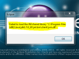 Java Eclipse Jvm Dll Error When Loading Stack Overflow