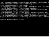 Net C Unhandled Exception Illegal Characters In Path Stack