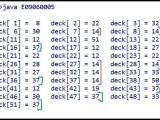 Algorithm Shuffle A Deck Of Cards In Java Stack Overflow