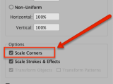 Scaling Rounded Rectangles In Illustrator Graphic Design Stack Exchange