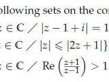 Plot A Complex Set In The Complex Plane Mathematics Stack Exchange