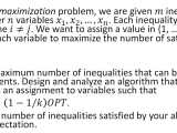 Optimization Maximization Problem Computer Science Stack Exchange