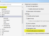 C How To Turn Off Brackets Quotes Auto Completion In Visual Studio