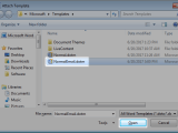 Apply Template To An Existing Word Document File Super User