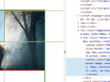Javascript How To Draw A Polygon On The Lower Canvas Background Image