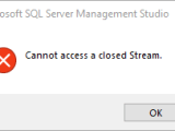 Ssms Sql Server Management Studio Crashes When I Try To Build A