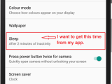 Android How To Get Default Screen Timeout Time From Settings