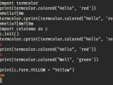 Colors Colored Text In The Console Python 3 6 4 Stack Overflow
